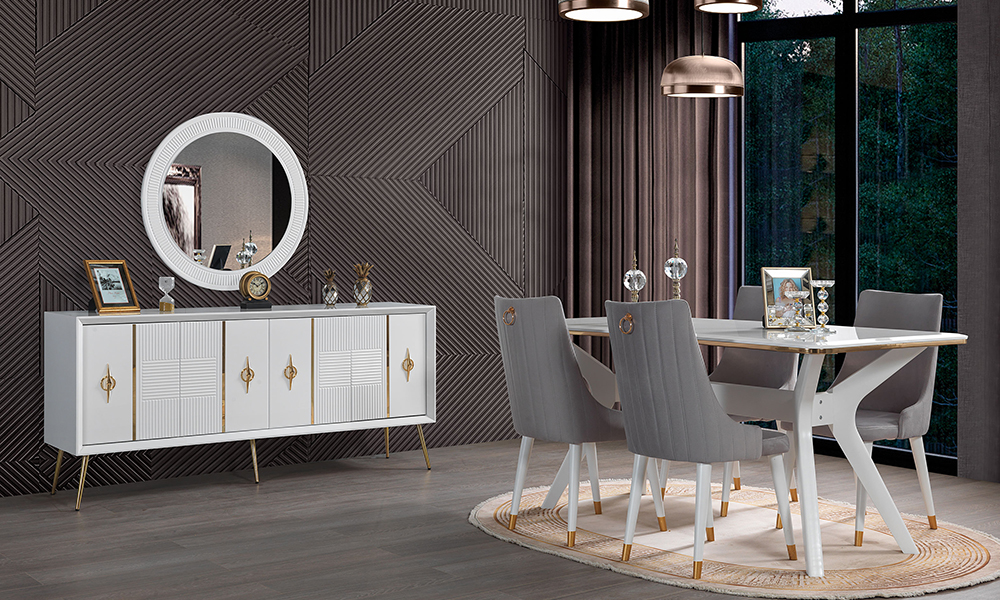 Moon Aytaşı Yemek Odası - İnegöl Mobilya Modelleri ve Fiyatları